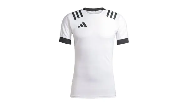 Adidas 3-stripes Fitted Jersey - White/black