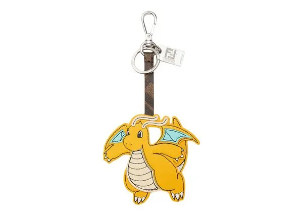 Fendi X Frgmt X Pokemon Nappa Key Ring - Yellow