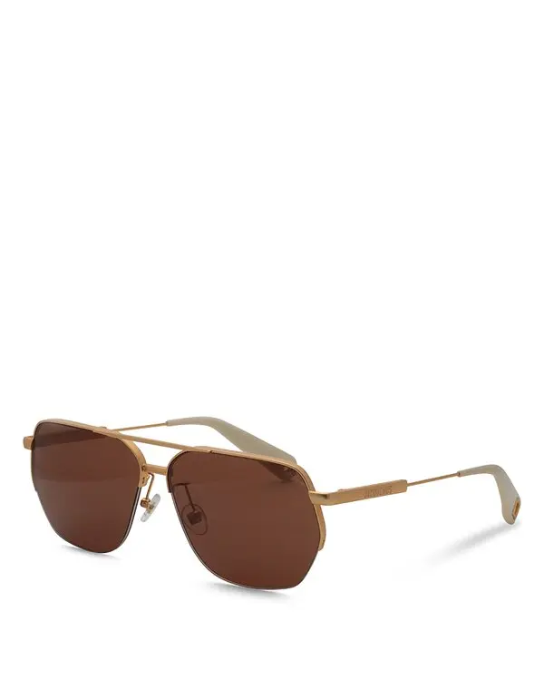 Jacquemus Aviator Sunglasses - Matte Gold/sand