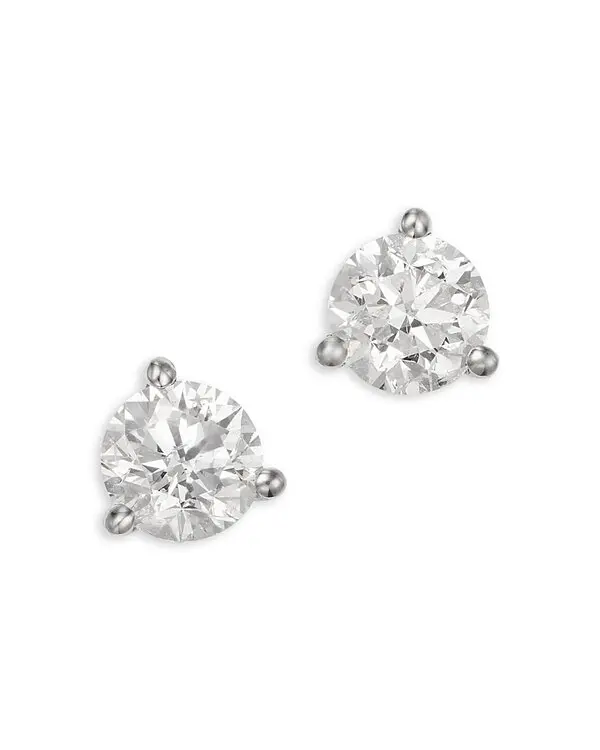 Bloomingdale'S Certified Diamond Stud Earrings 1.5 Tcw - White