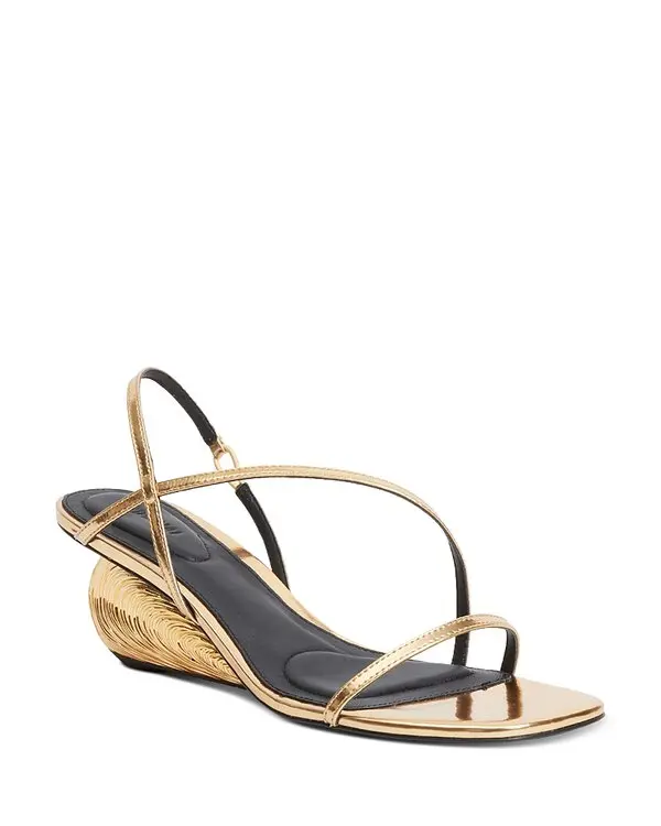 Simkhai Bridget Wedge Sandals - Gold
