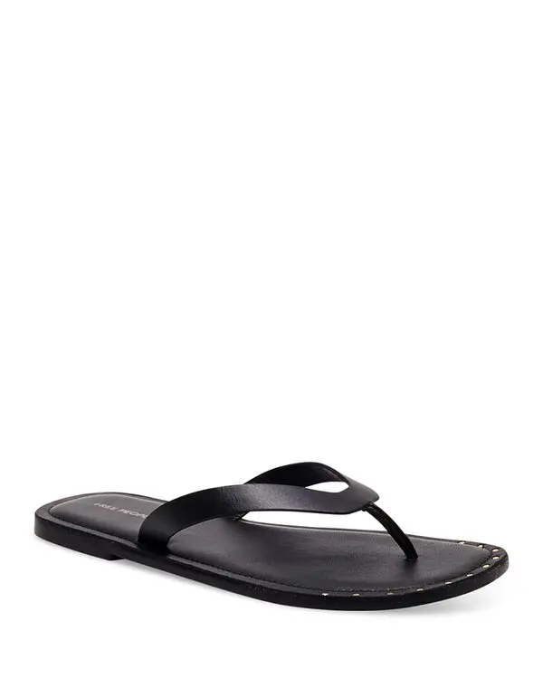 Free People Sona Thong Sandals - Black