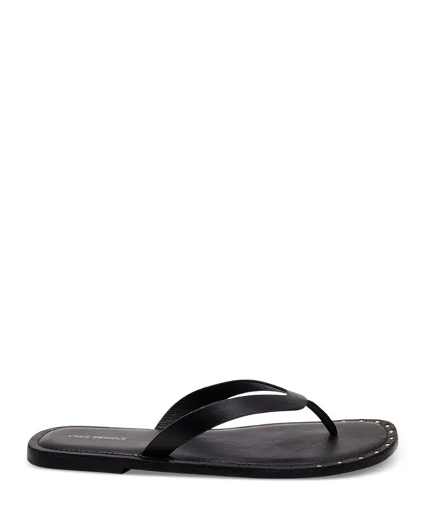 Free People Sona Thong Sandals - Black