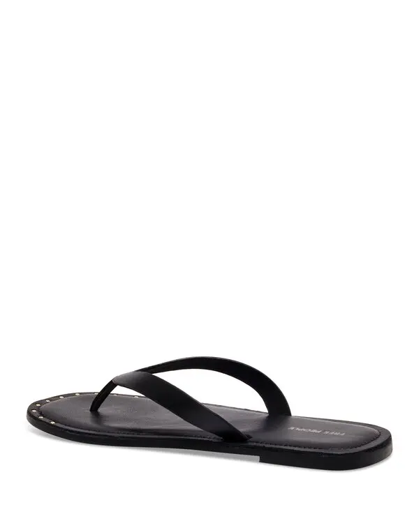 Free People Sona Thong Sandals - Black