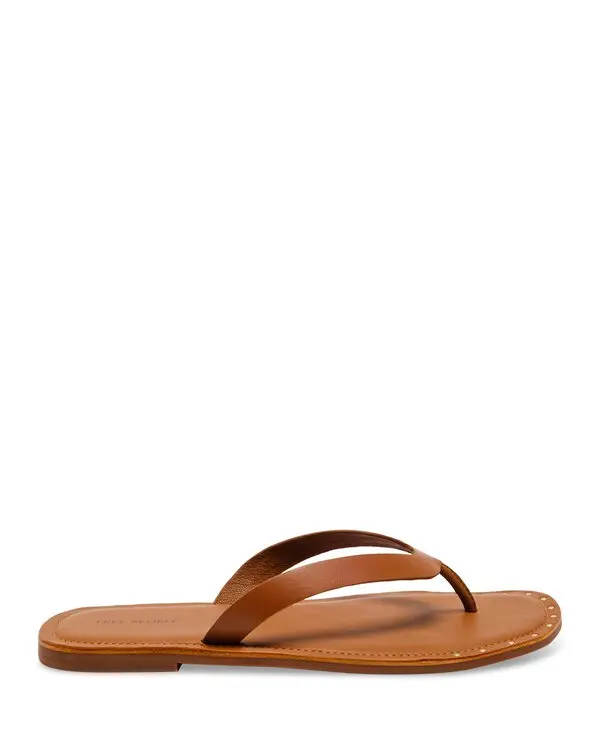 Free People Sona Thong Sandals - Brown