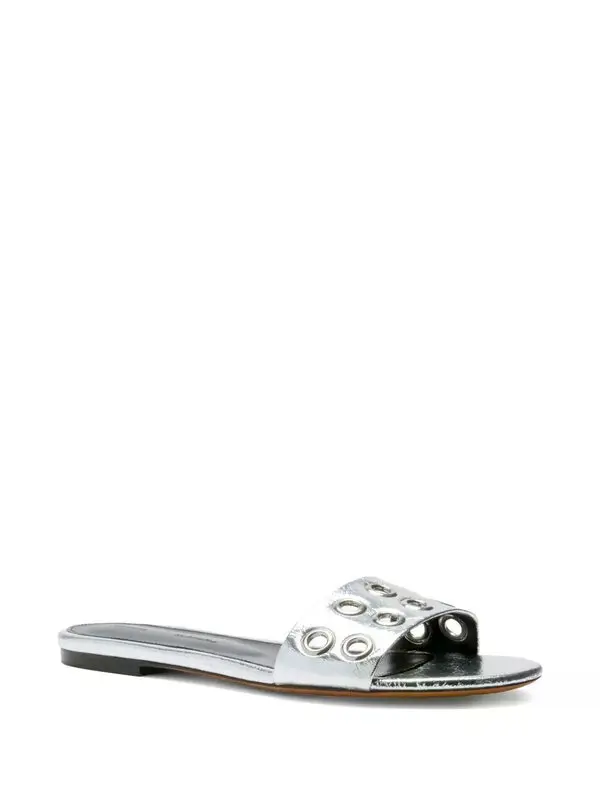 Proenza Schouler Grommet Sandals - Grey