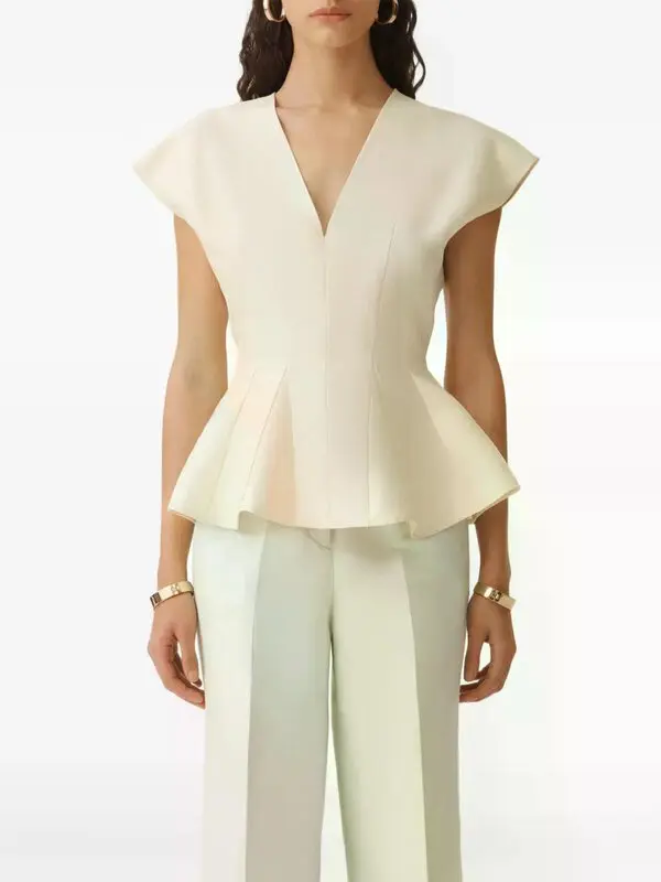 Fabiana Filippi Peplum Waist Shirt