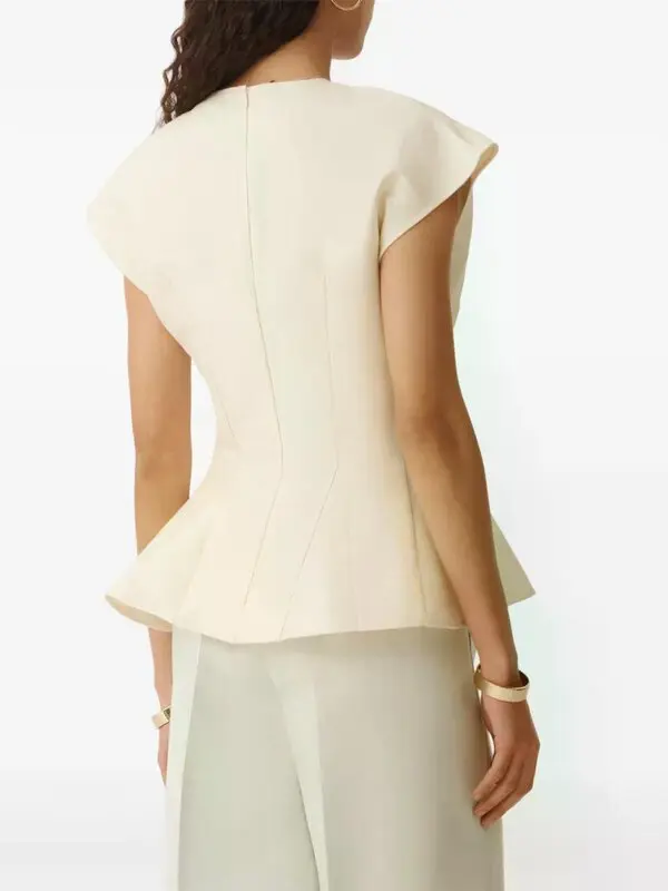 Fabiana Filippi Peplum Waist Shirt