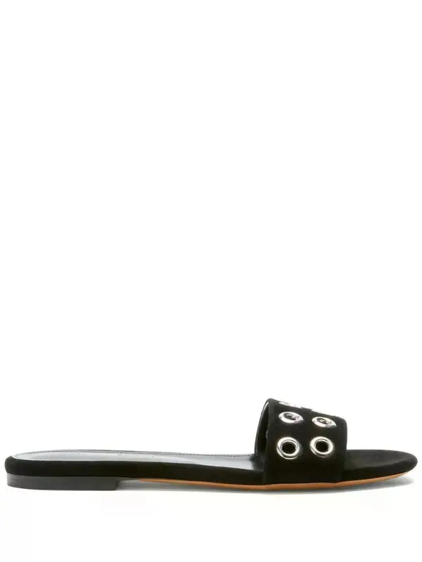 Proenza Schouler Grommet Slides - Black