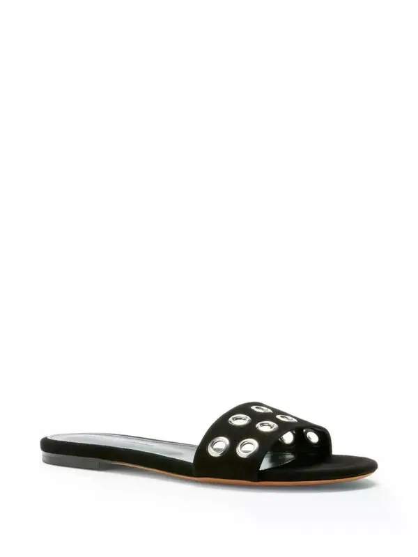 Proenza Schouler Grommet Slides - Black