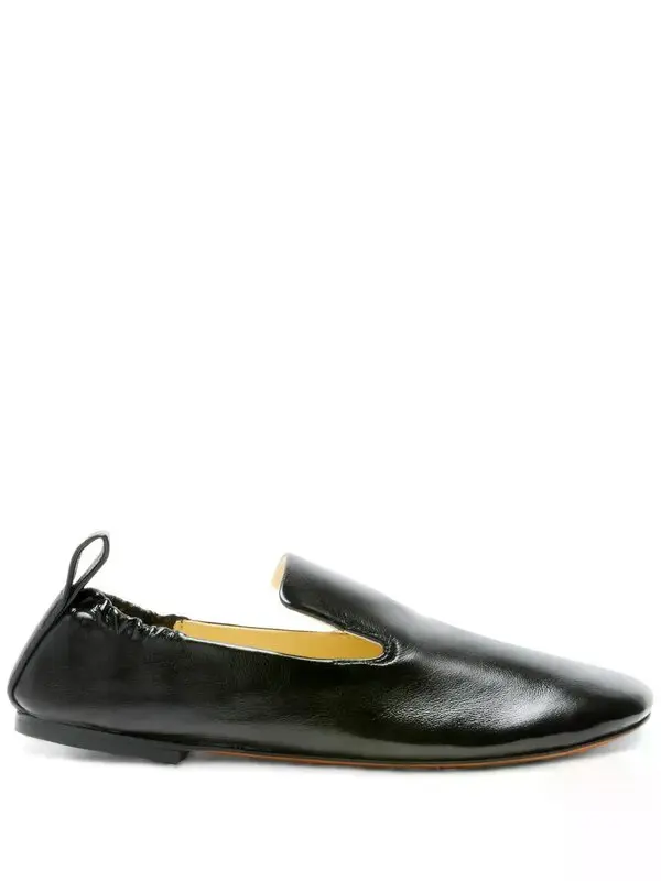 Proenza Schouler Glove Ruched Loafers - Black