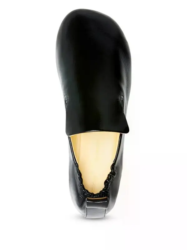 Proenza Schouler Glove Ruched Loafers - Black