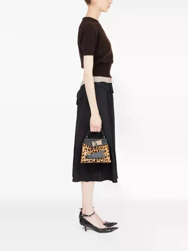 MAISON MARGIELA Small Snatched Handbag - Brown