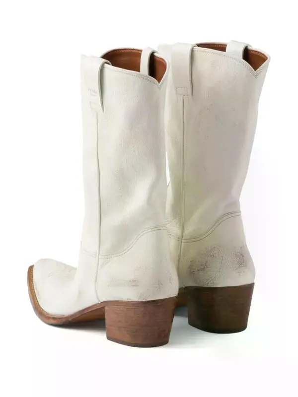 Prada 25mm Leather Boots