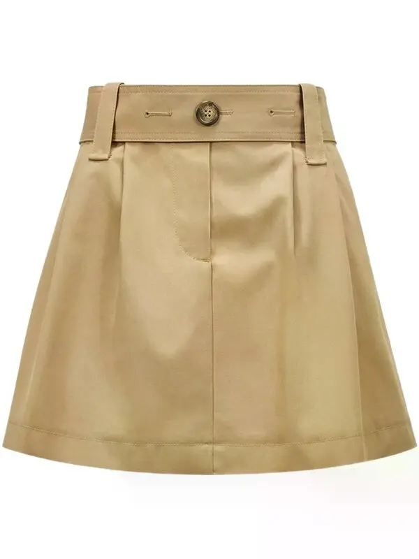 Moncler Mini Gabardine Skirt