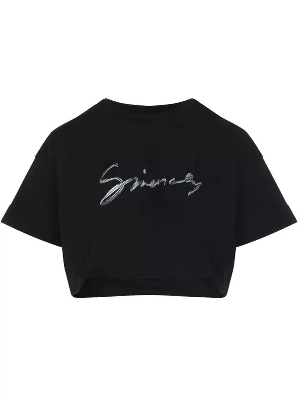 Givenchy Logo-print Cropped T-shirt