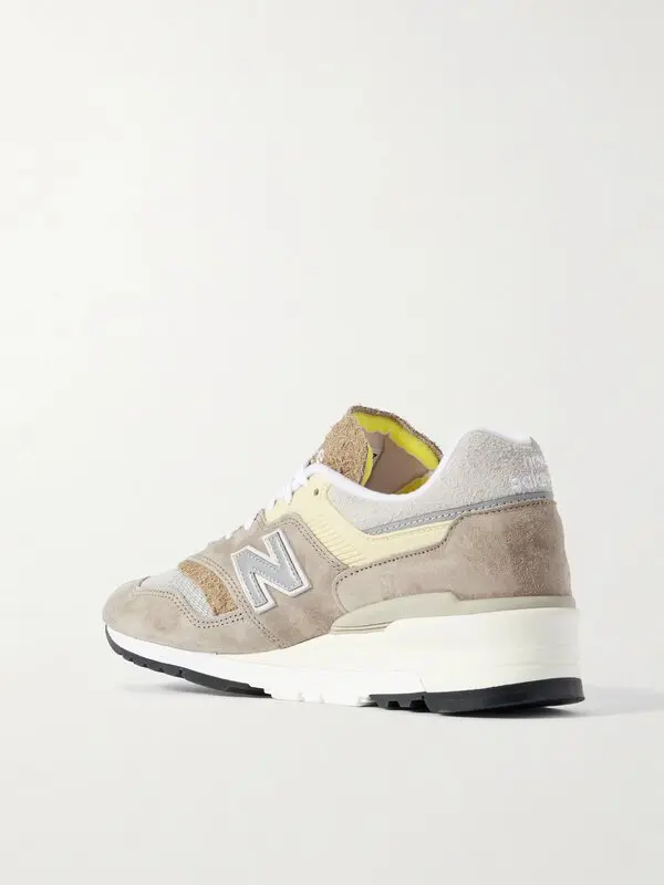NEW BALANCE 997 Leather And Mesh-trimmed Sneakers