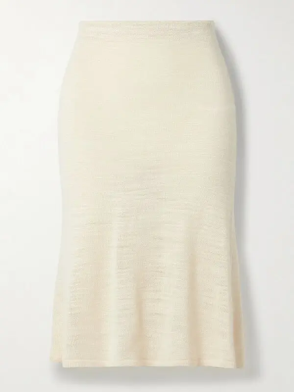 THE ROW Jesto Silk-blend Skirt