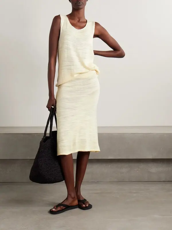 THE ROW Jesto Silk-blend Skirt