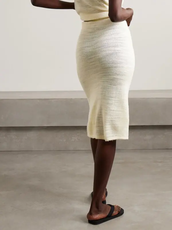 THE ROW Jesto Silk-blend Skirt
