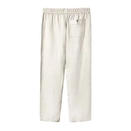 TOMBOLO Easy-going Pants - Sand Linen