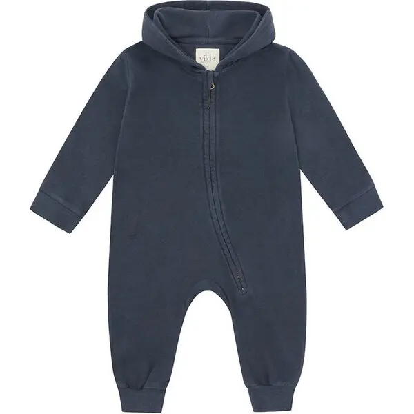 VILD HOUSE OF LITTLE Organic Cotton Jumpsuit - Stone Blue