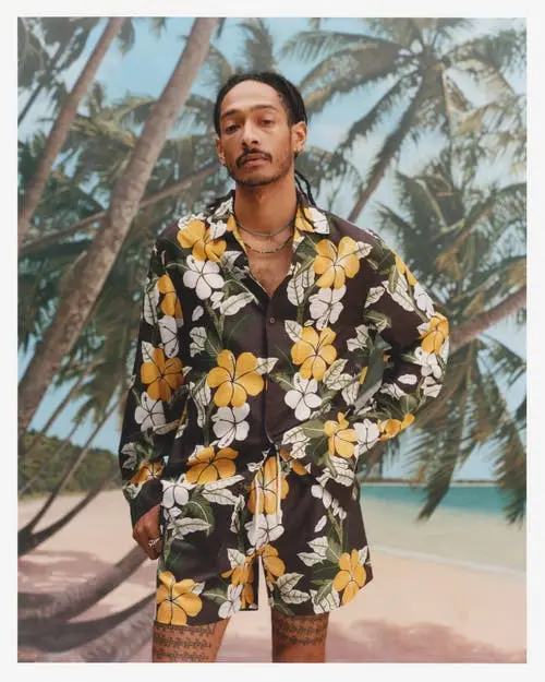 TOMBOLO Night Bloom Swim Trunks