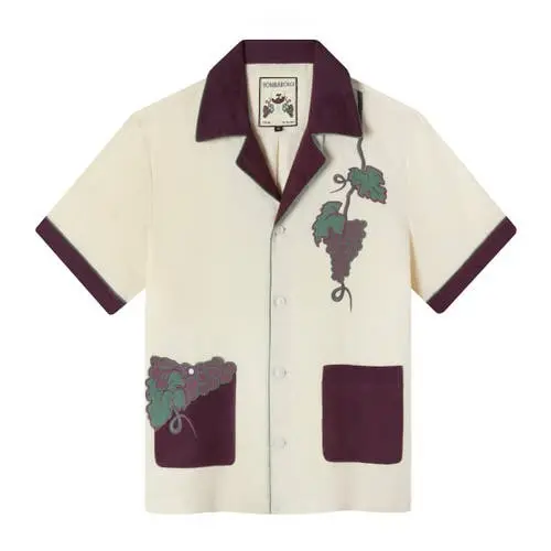 TOMBOLO Tombarolo' Cabana Shirt - Wine