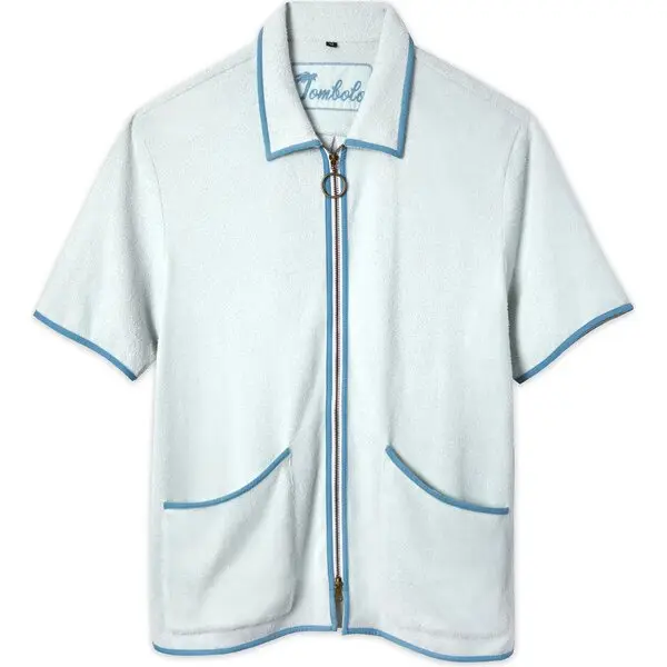 TOMBOLO Standard Issue Cabana Shirt - Sky Blue