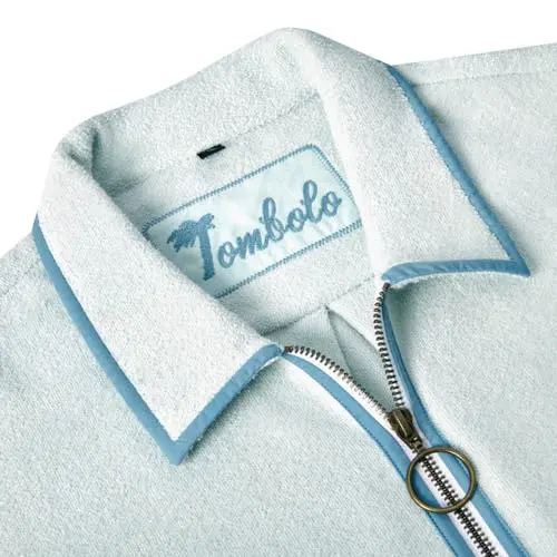 TOMBOLO Standard Issue Cabana Shirt - Sky Blue