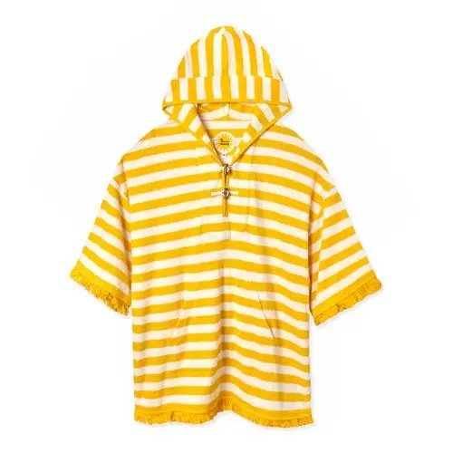 TOMBOLO Stripe' Beach Towel Top - Saffron