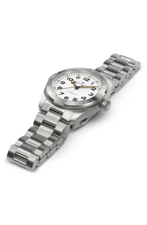Hamilton Khaki Field Expedition Automatic Bracelet Watch - White
