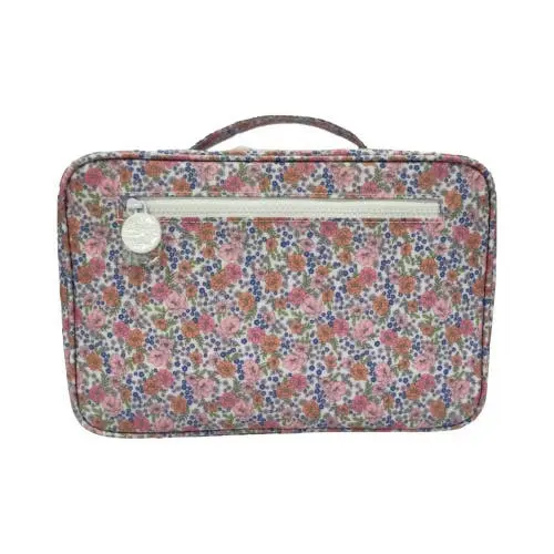TRVL DESIGN Garden Floral Hanging Toiletry Bag - Pink