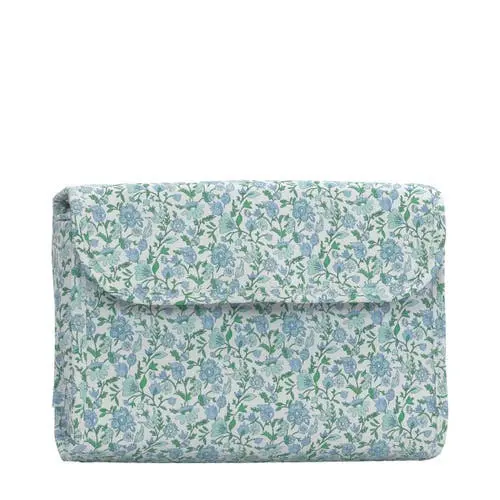 TRVL DESIGN Hamptons Floral Hanging Toiletry Bag - Blue