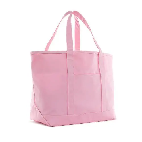TRVL DESIGN Peony Printed Coated Canvas Maxi Tote - Pink