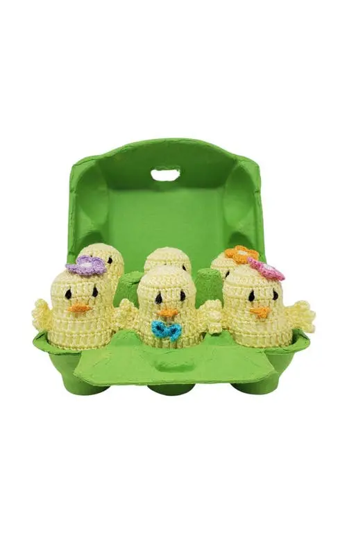 MELANGE COLLECTION Crochet Chick Ornaments