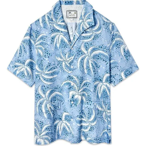 TOMBOLO Printed Shirt - Blue