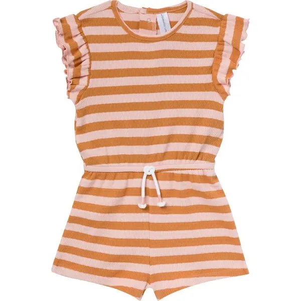 MODERN MOMENTS™ BY GERBER Flutter Sleeve Romper - Rose Stripe