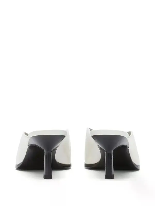 3.1 Phillip Lim 68mm Square-toe Mules - White