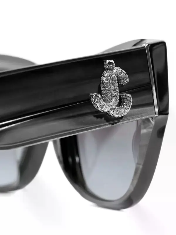 Jimmy Choo Kadan Sunglasses Jimmy Choo Kadan Sunglasses In Grey - 37% Off | Editorialist main image 3