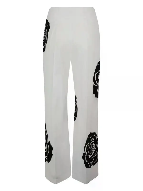 BLUGIRL Rose-pattern Trousers
