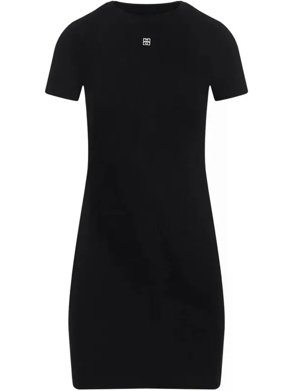 Givenchy Logo-appliqué Dress - Black