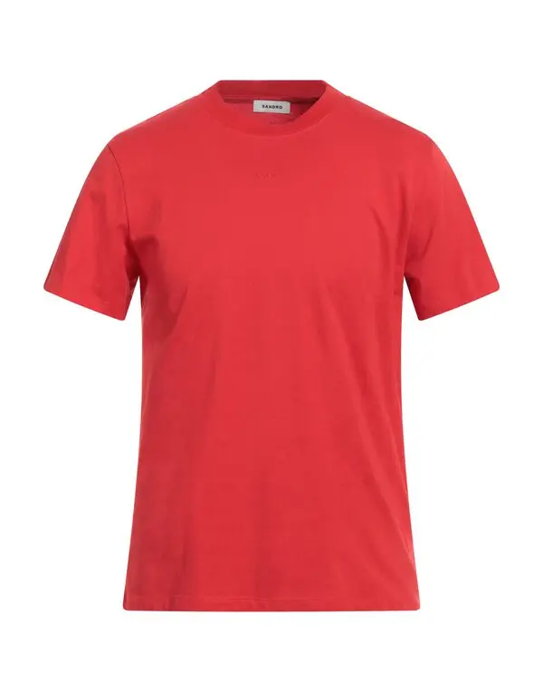 Sandro T-shirt Size Cotton - Red