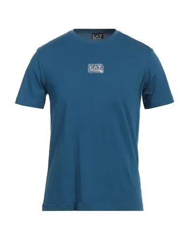 EA7 T-shirt Size Cotton - Light Blue