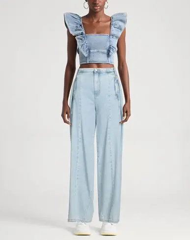 Sandro Cotton Denim Baggy Jeans