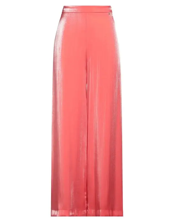 OTTOD'AME Wide-leg Metallic Crepe Pants