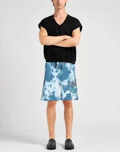 Versace Tie-dye French Terry Shorts - Blue