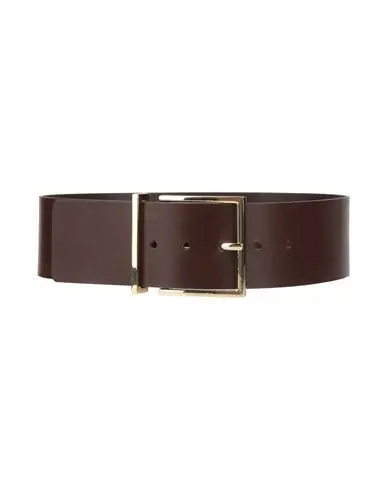 Sandro Cowhide Leather Belt - Brown