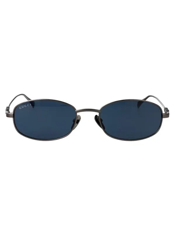 Gucci Sunglasses - Ruthenium-ruthenium-blue