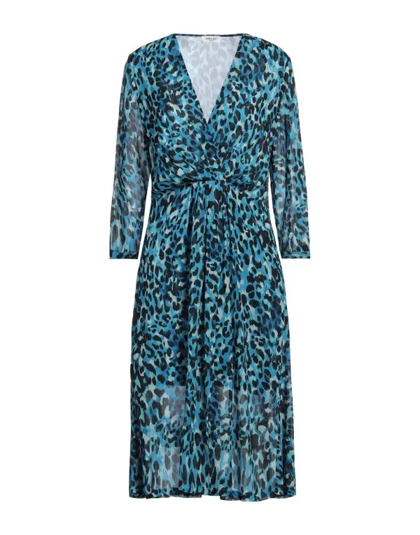Leopard-print Midi Dress